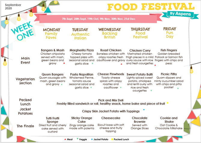 St James CE Primary School - ASPENS OUR NEW SCHOOL MEALS PROVIDER